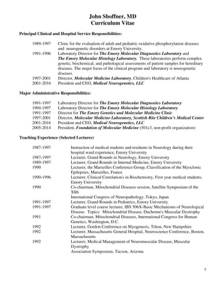 John Shoffner MD C.V. May 2018 | PDF