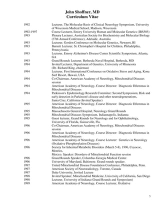 John Shoffner MD C.V. May 2018 | PDF