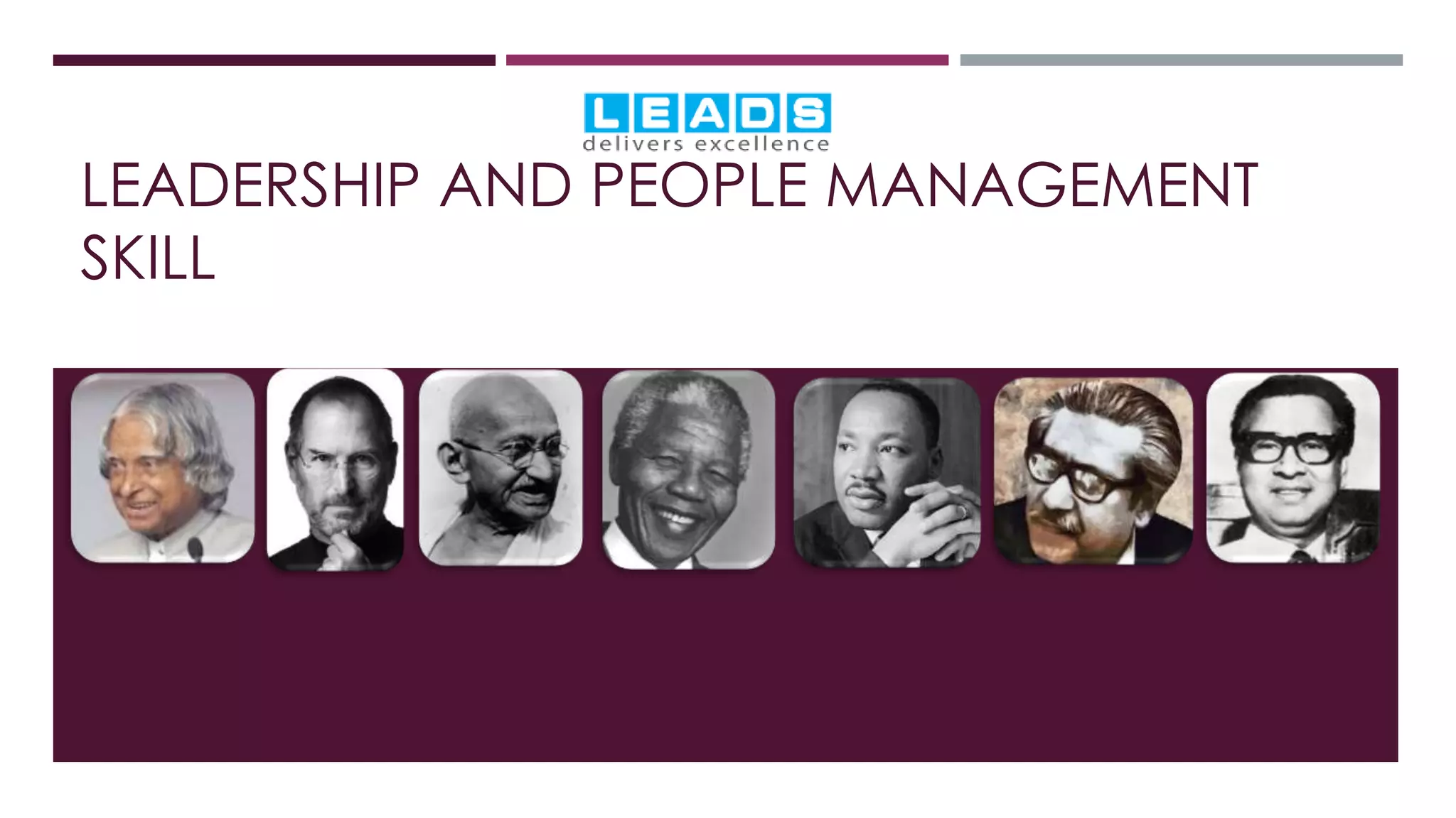 Leadership and People Management Skills | PPTX