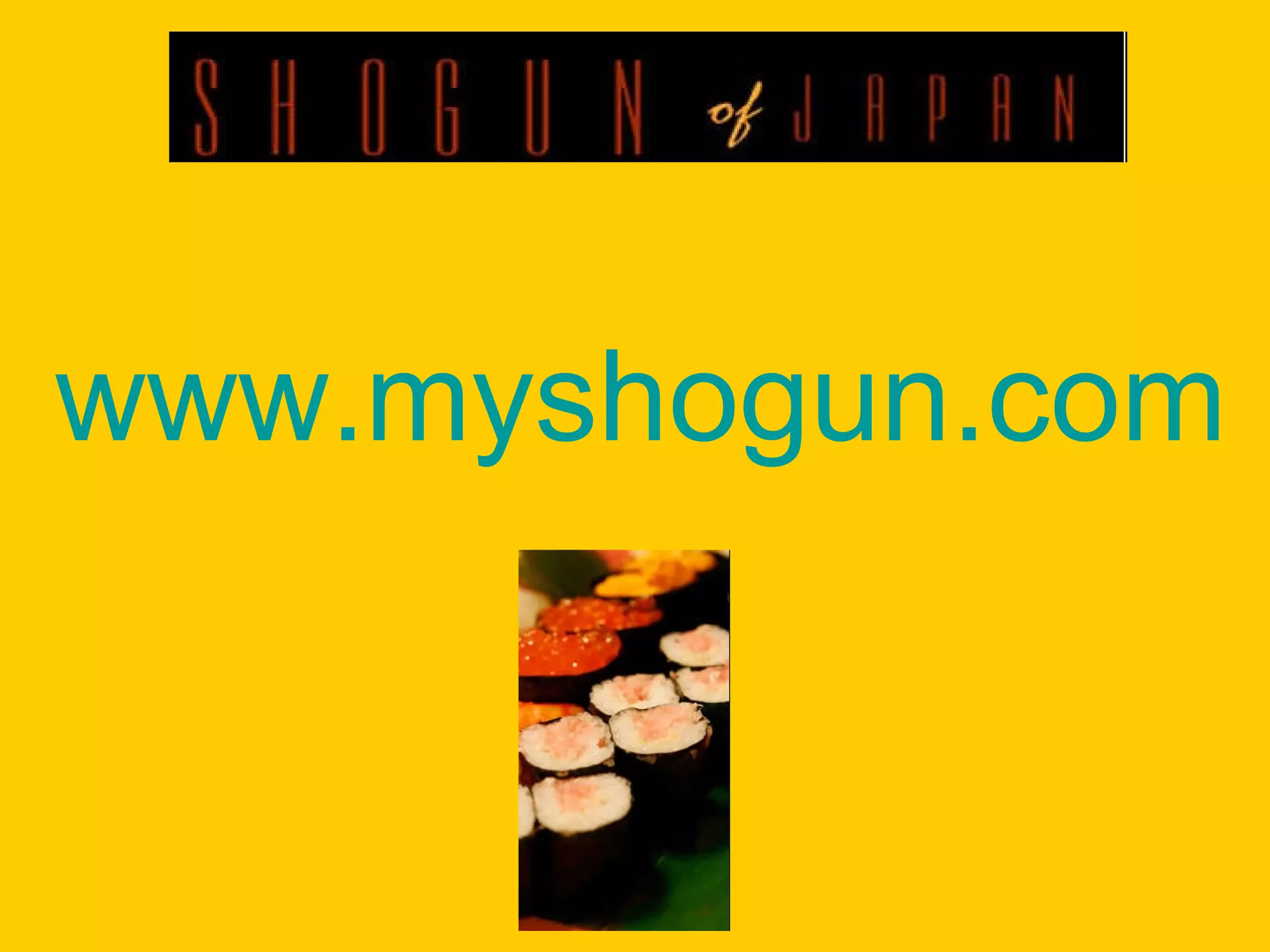 Shogun tv powerpoint | PPT