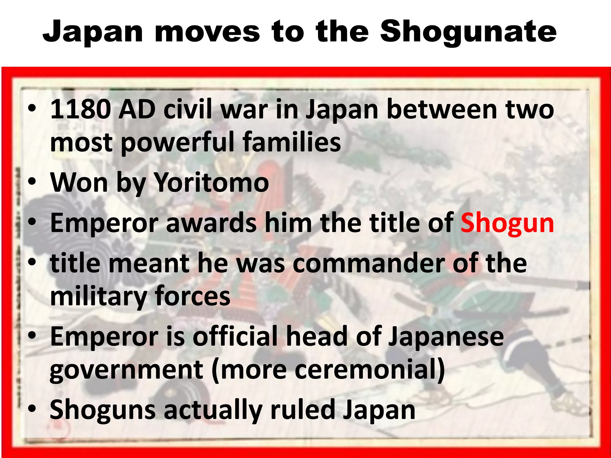 Shogun warrior presentation final | PPTX