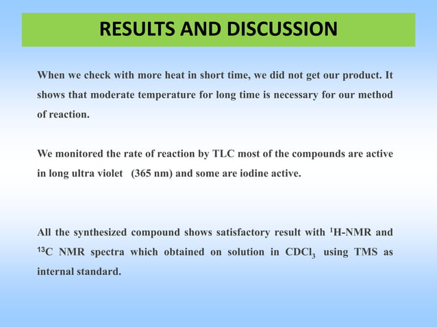 multicomponent reaction mediated by PEG-400 | PPTX | Chemistry | Science