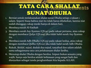 Sholat dhuha | PPSX