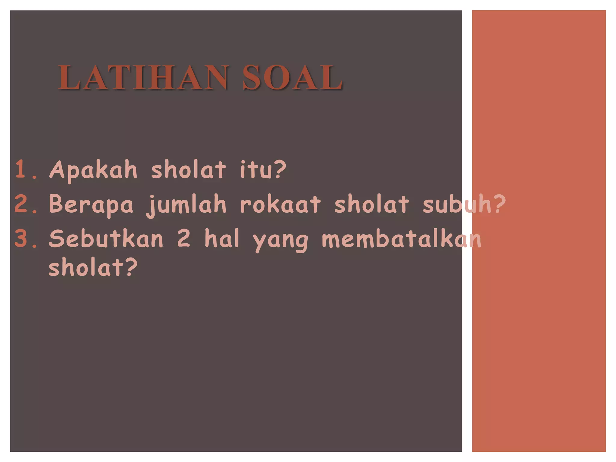 PPT Sholat fardhu | PPTX