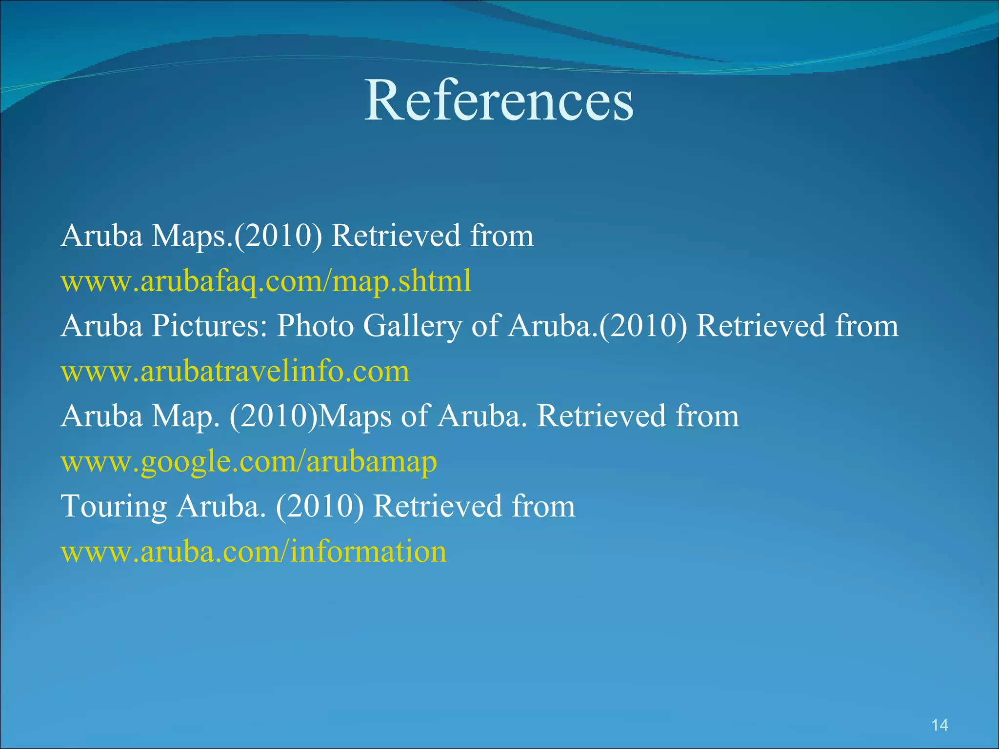 S holliday psp gp4 unit 4 aruba powerpoint revised | PPT