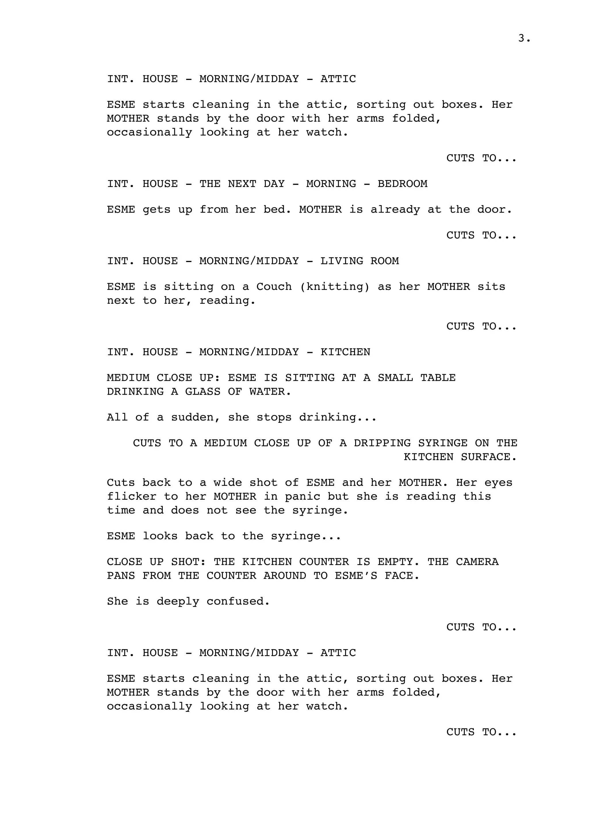 script thriller | PDF