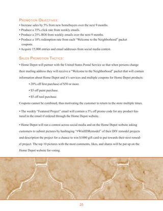 Home Depot Integrated Marketing Communications Plan - IMC 610 | PDF