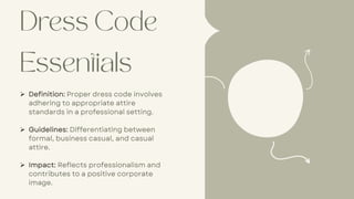 Soft skill - Corporate Etiquette and Behaviour along with proper ...