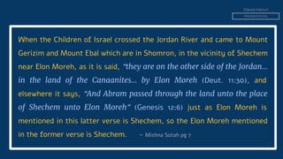 Shomron Strategic Tour Overview by David Ha'ivri | PDF