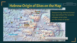 Shomron Strategic Tour Overview by David Ha'ivri | PDF