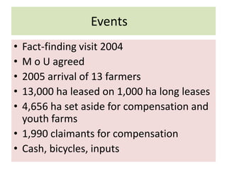 Mortimore Shonga Farms, Nigeria - An ‘experiment’ in large-scale ...