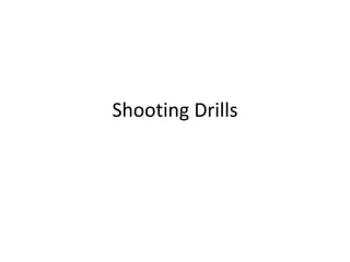 Shooting drills | PPTX | Lacrosse | Sports