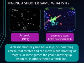 Shooter Game Design with Sploder - Library Program | PPTX | Video Game Genres | Video Gaming