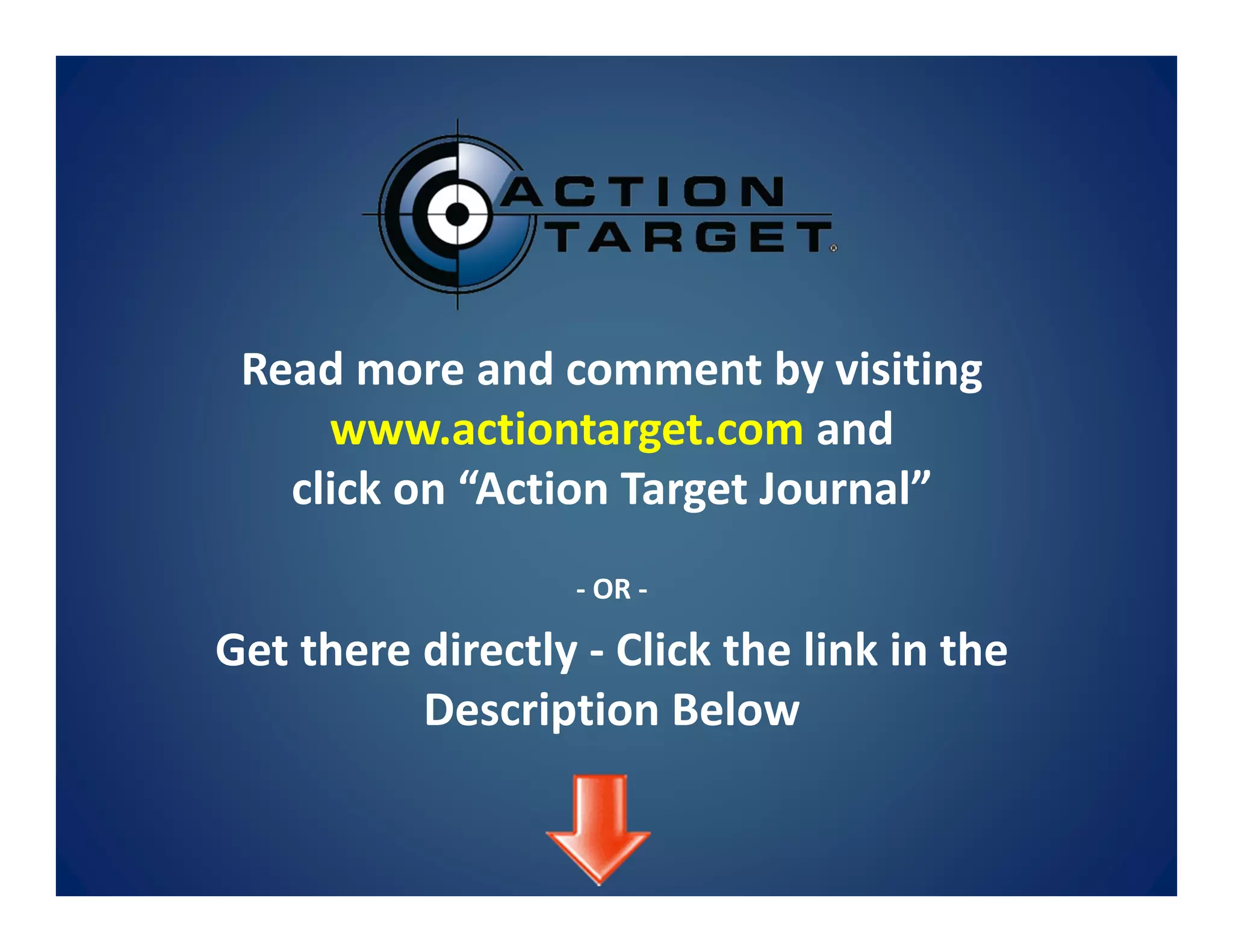 Shooting Range Equipment Ppt