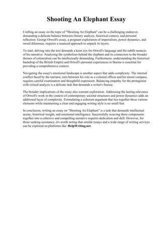 Shooting An Elephant Essay.pdf