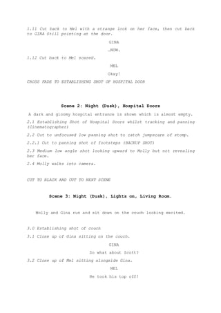 Shooting Script Emmanuel | DOCX