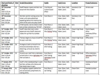 Shooting Script | PPT