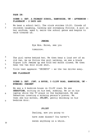 Shooting script draft 2 | PDF