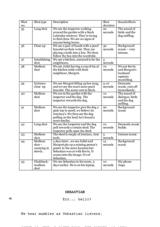 Shooting script draft 3 | DOCX