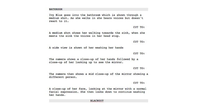 Shooting script powerpoint | PPTX