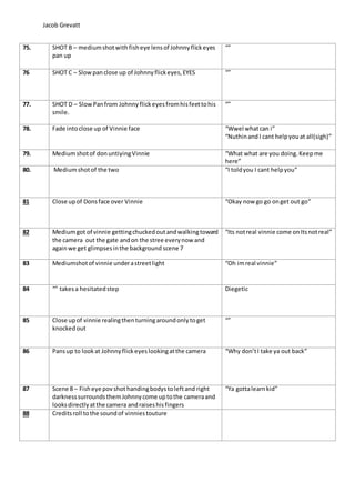 Shooting scripts | PDF