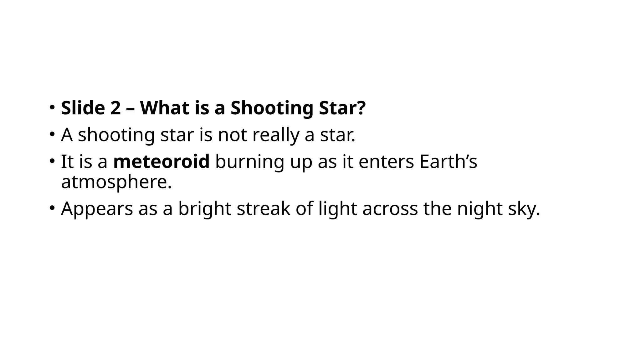 what is a Shooting Star discussions.pptx