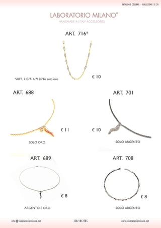 Shop catalogo completo laboratorio milano | PDF