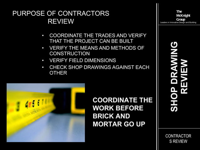 Shop Drawing Review | PPT