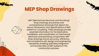 SHOP DRAWING SERVICES.pptx | Drawing and Sketching | Arts and Crafts