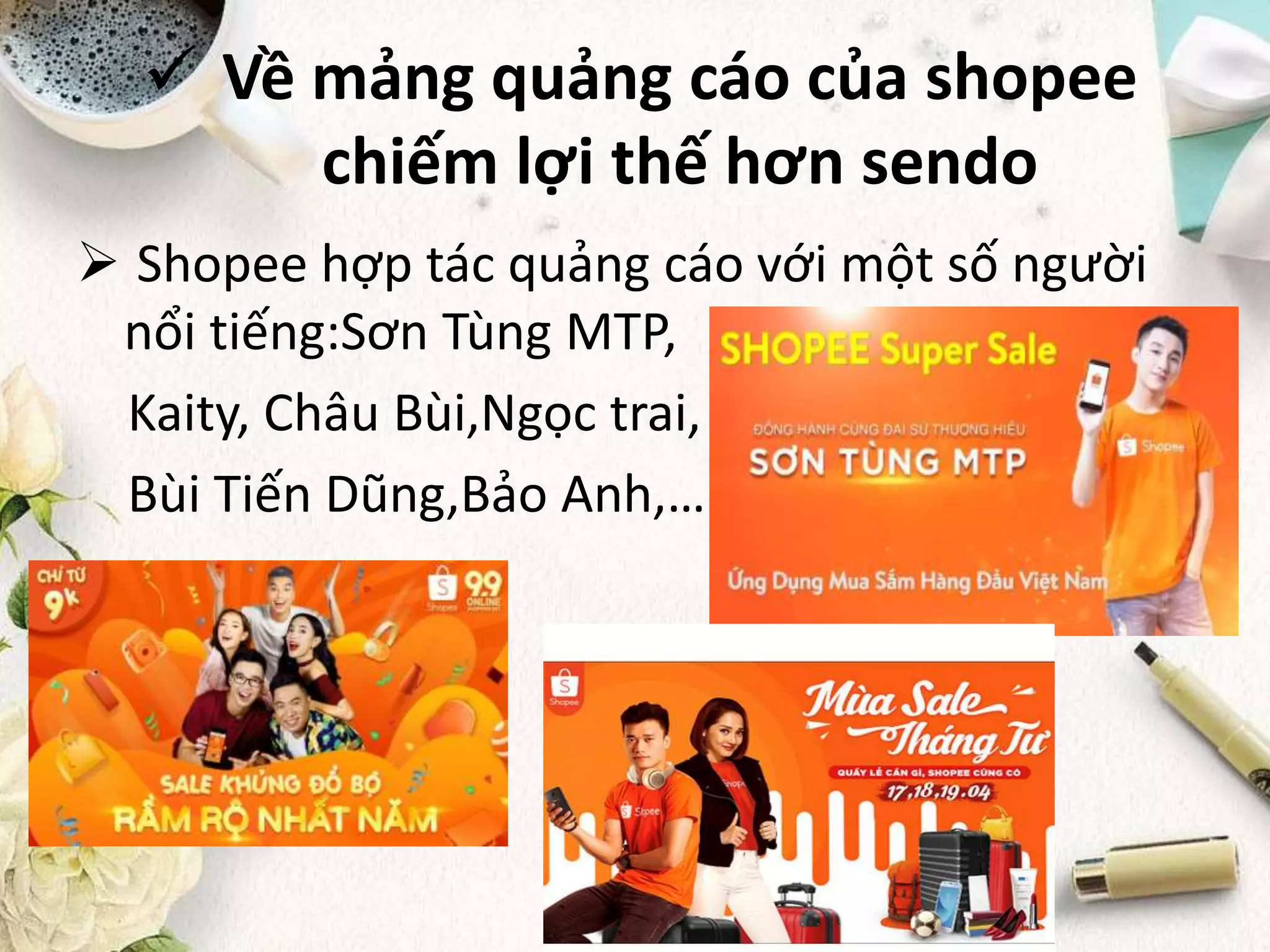 Shopee sendo nhom 4 | PPTX