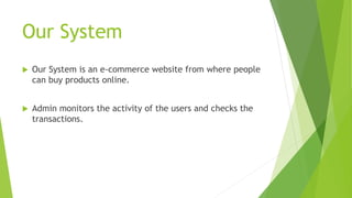 e-commerce web site project | PPTX