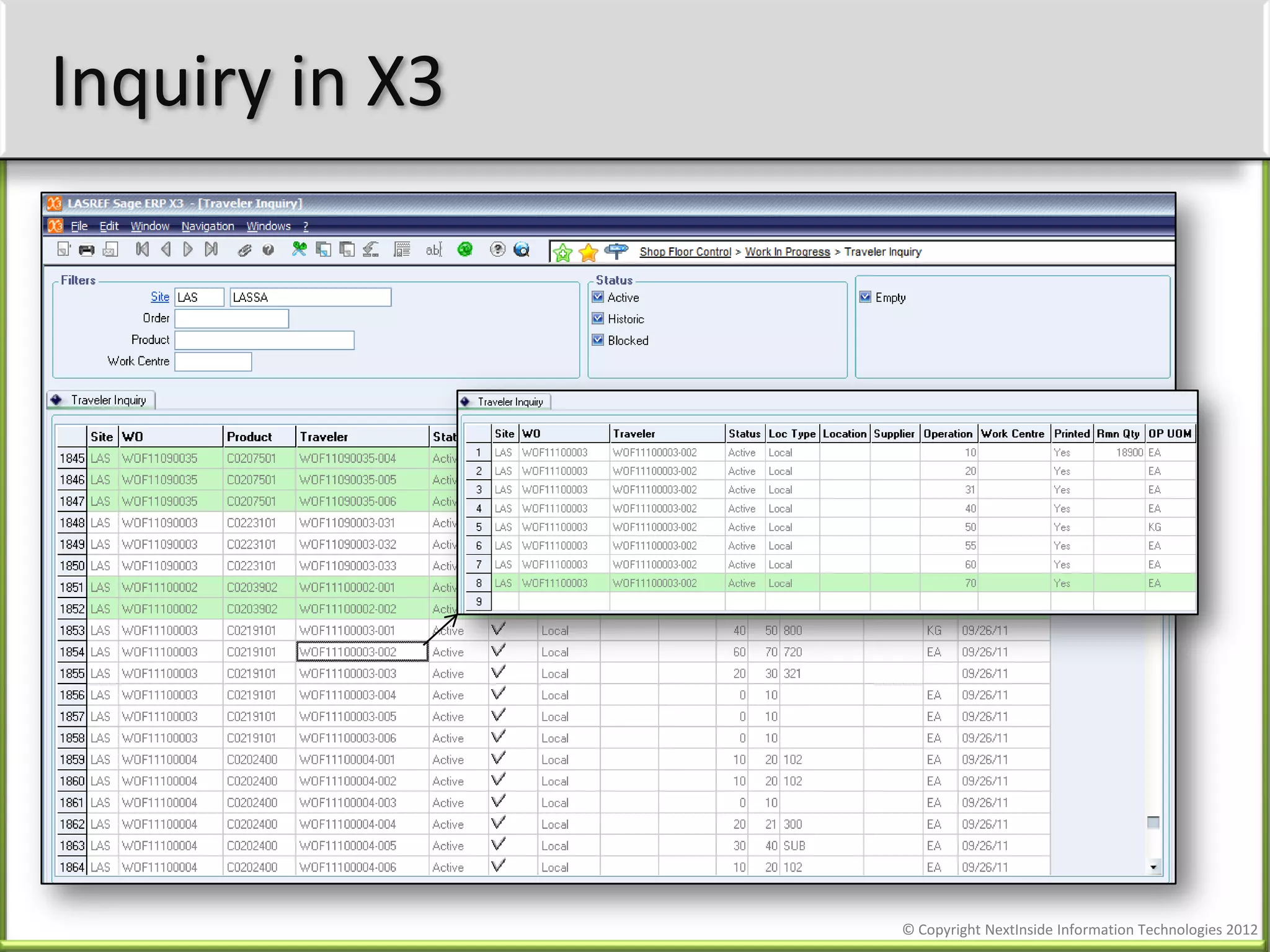 NextInside Shop floor control | PPTX