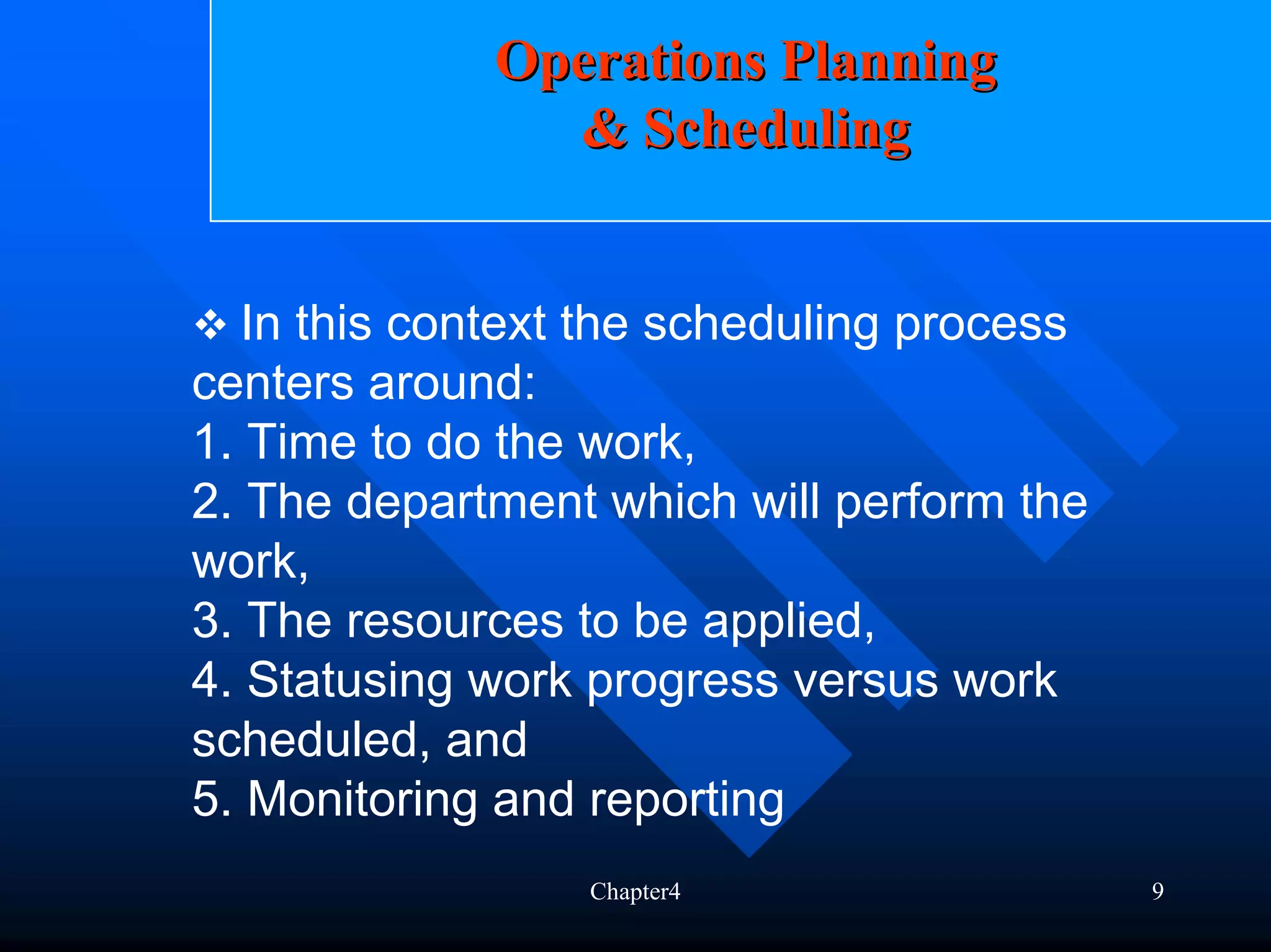 Shop Floor Planning & Control | PDF
