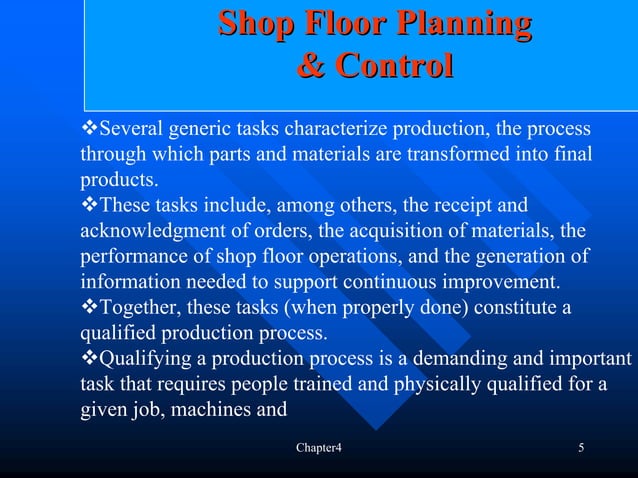 Shop Floor Planning & Control | PDF | Mechanical and Industrial ...