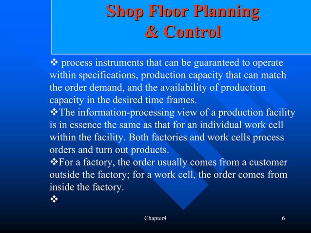 Shop Floor Planning & Control | PDF | Mechanical and Industrial ...