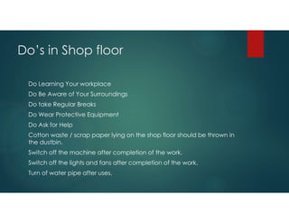 Shop floor safety | PDF