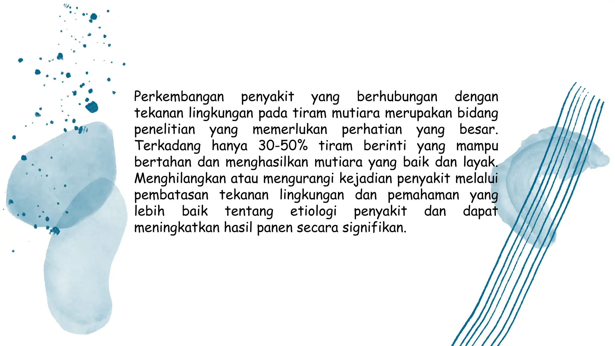 Shopia nabila VII D ( Environmental stress and disease in pearl.pptx