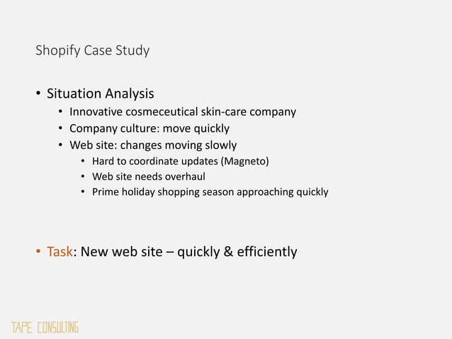 Shopify case study | PDF | Web Development | Internet