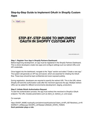 Shopify Custom App Development_ How to Implement OAuth and Protect Customer Data.pdf