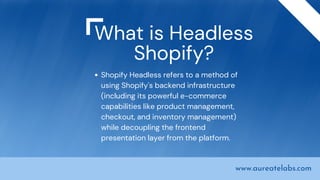 Shopify Headless Cost Breakdown and Estimate Build Time | PDF