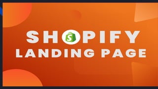 Shopify landing page | PDF