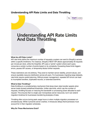 Shopify Migration Services_ Managing API Rate Limits And Data ...