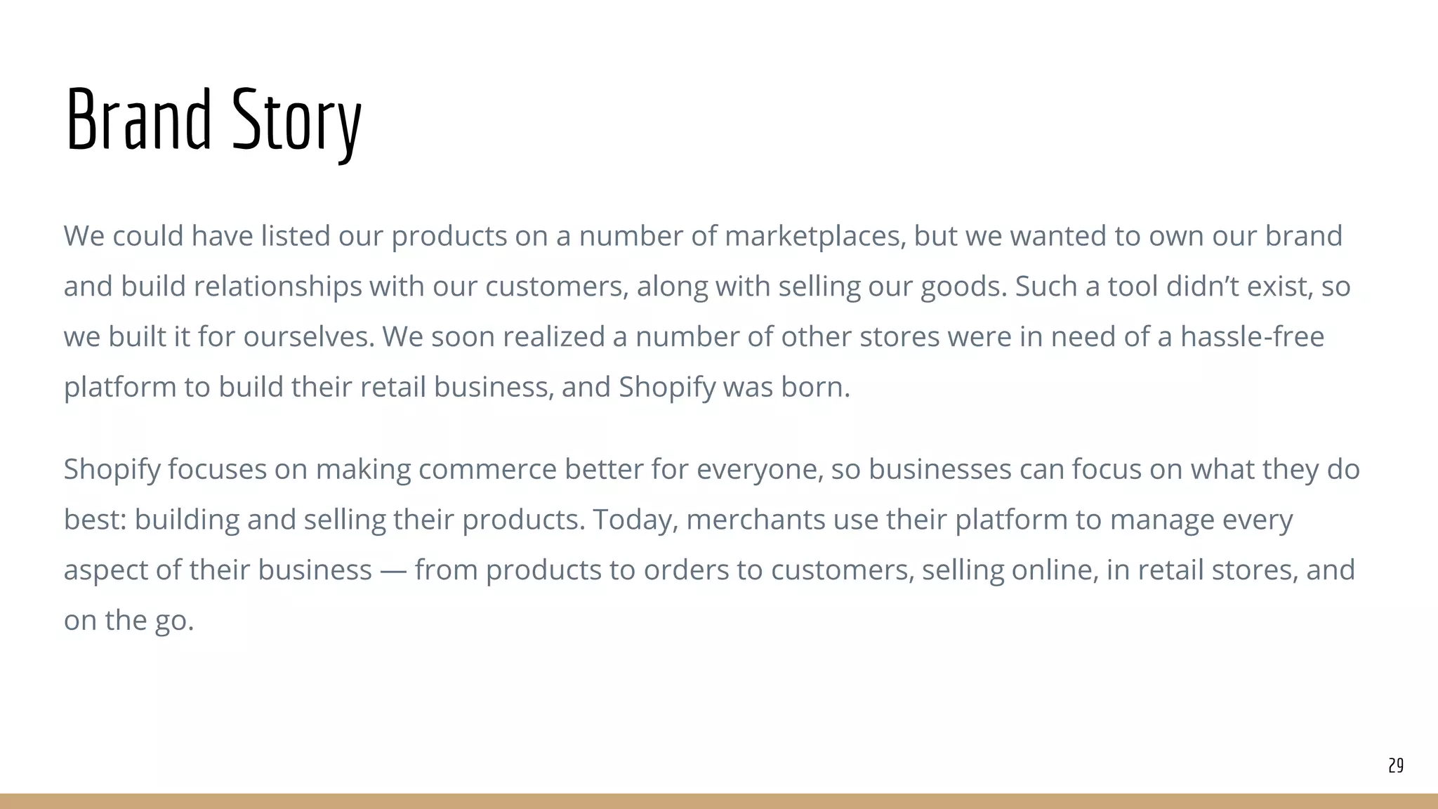 Shopify Presentation | PPTX