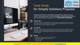 Shopify Solutions Proposal PowerPoint Presentation Slides | PPT