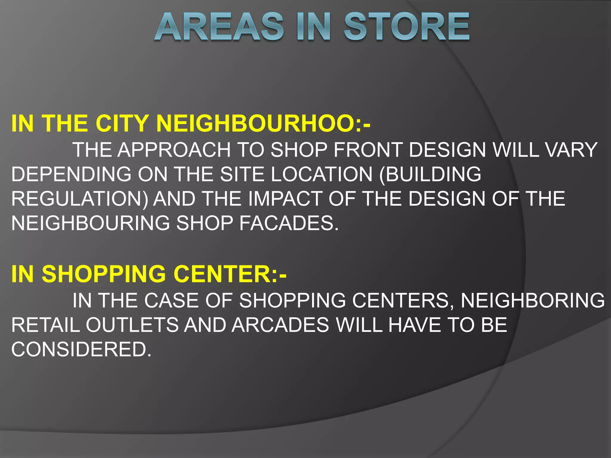 Case Study On Shop Interiors | PPTX