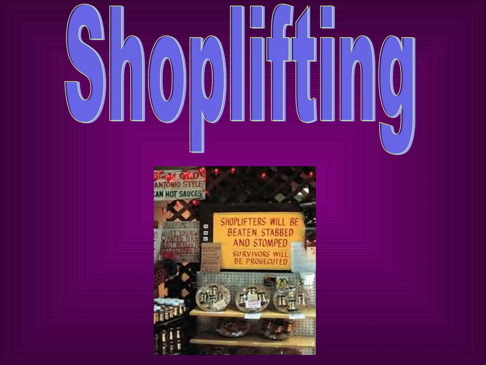 Shoplifting | PPT