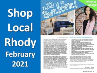 Little Rhody is Awesome 2021 columns in the Shop Local Rhody magazine | PPT
