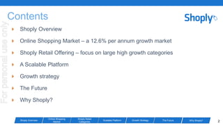 Shoply IR Deck - June 2014 | PPT