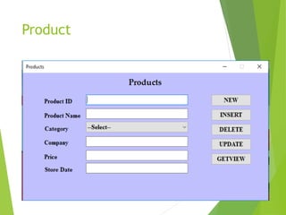 Shop management system | PPTX