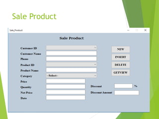 Shop management system | PPTX